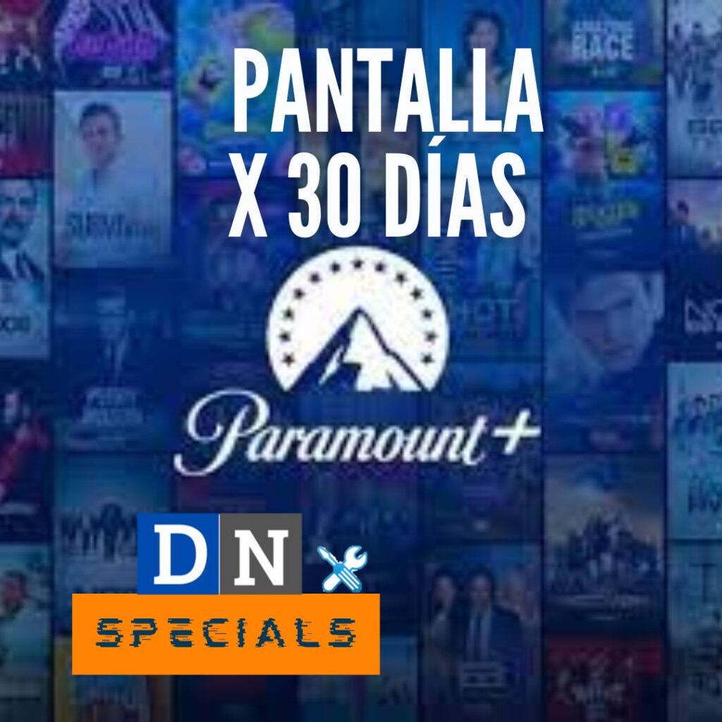PARAMOUNT PLUS – 1 Dispositivo x 30 días - DN Tienda Virtual de Tecnología