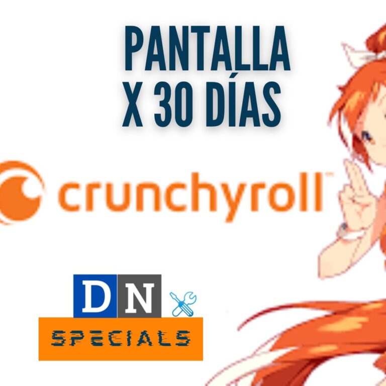 CRUNCHYROLL - 1 Dispositivo x 30 días - DN Tienda Virtual de Tecnología